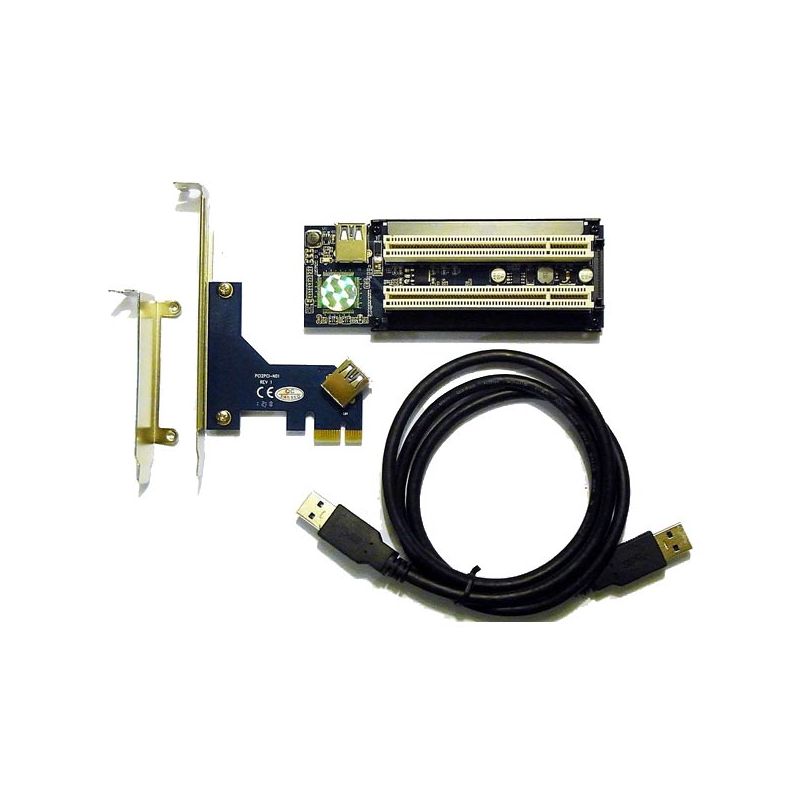 PCI-Express x1 to dual PCI